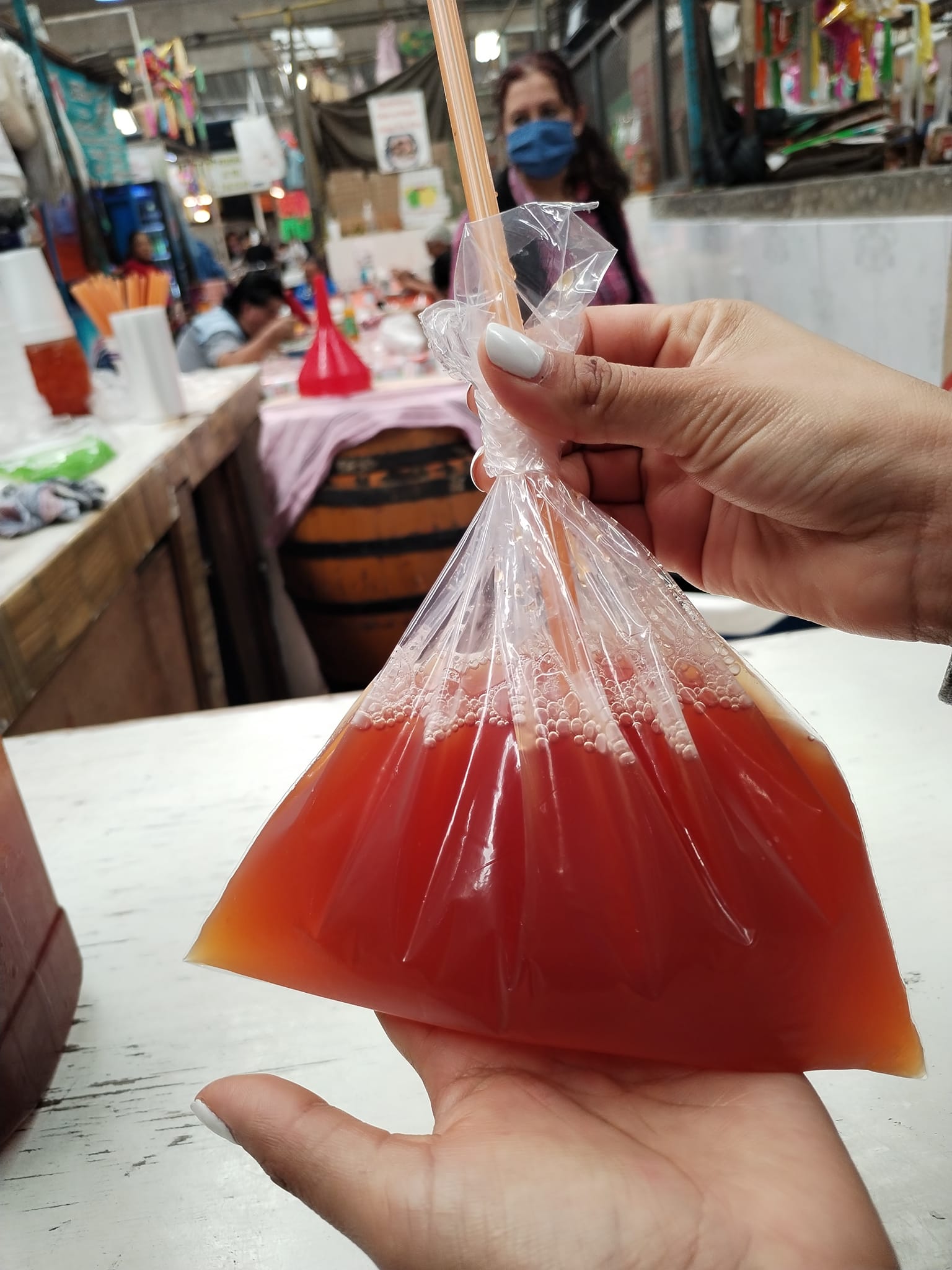 Bebidas, en la Bolsa : Drinks, in the bag – Masa Americana